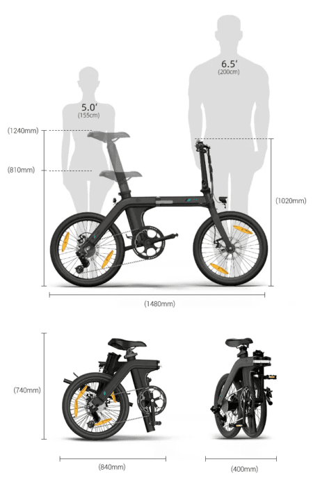 Fiido D21 Folding Electric bike With Torque Sensor | FIIDO Ireland