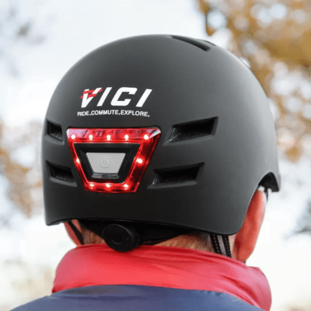 VICI Auto Sensing Dual Led Safety Helmet | FIIDO Ireland